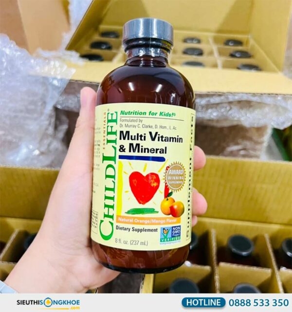 ChildLife Multi Vitamin & Mineral [410.000đ] - Hỗ Trợ Bổ Sung Vitamin Trẻ
