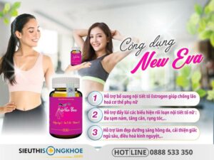 New Eva [490.000đ] - Hỗ Trợ Điều Trị Rối Loạn Nội Tiết Tố Nữ