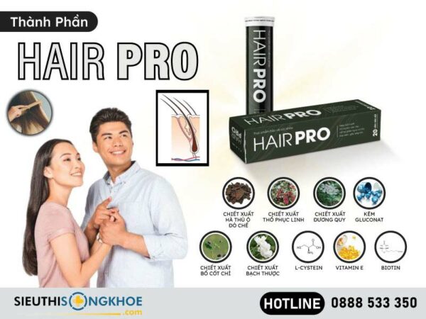 Hair Pro [450.000đ] - Hỗ Trợ Chăm Sóc Tóc Dày Khoẻ