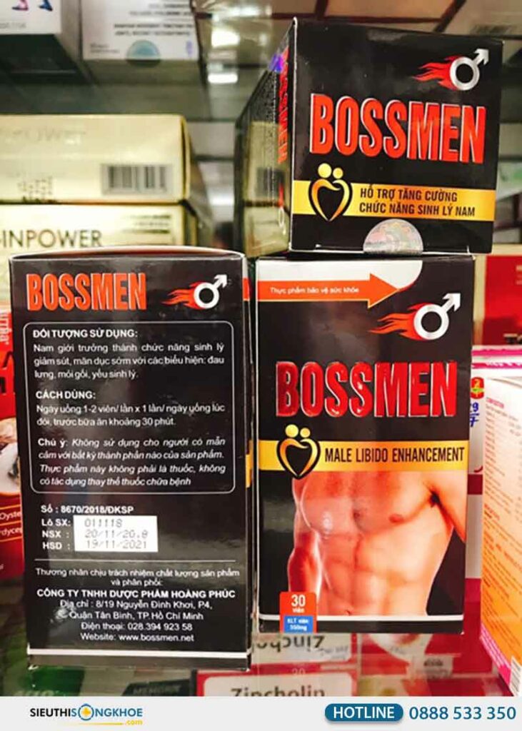 Bossmen {390.000đ} Hỗ Trợ Dâng Tràn Ham Muốn Sinh Lý Nam