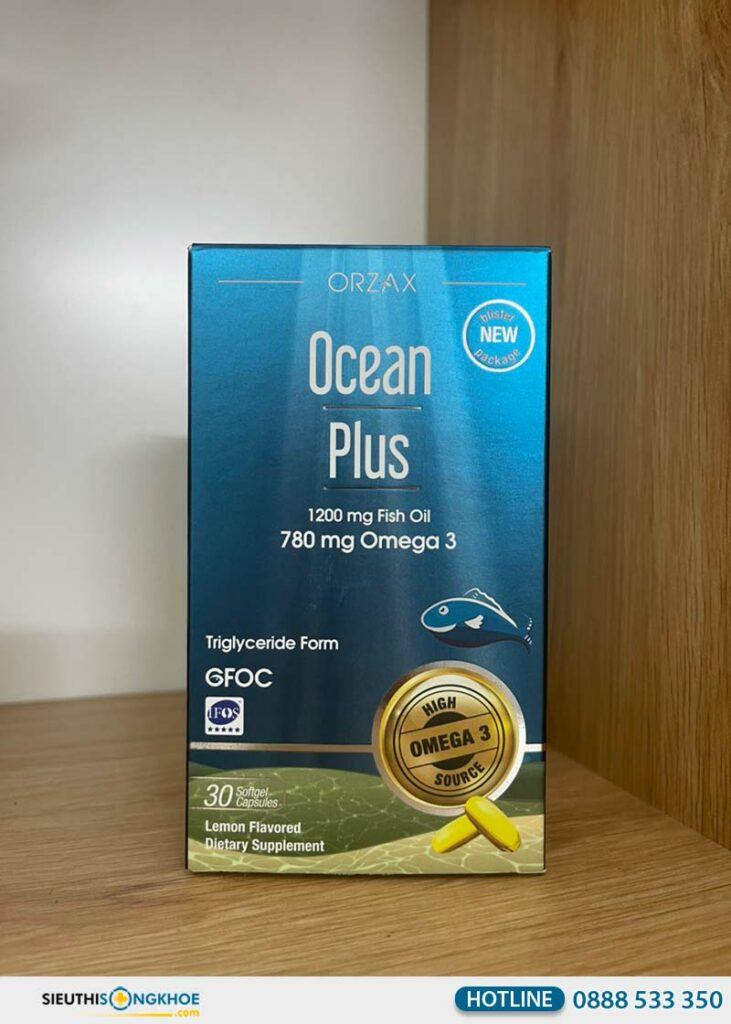 Ocean Plus {360.000đ} Hỗ Trợ Bổ Sung Omega 3 Nguyên Chất