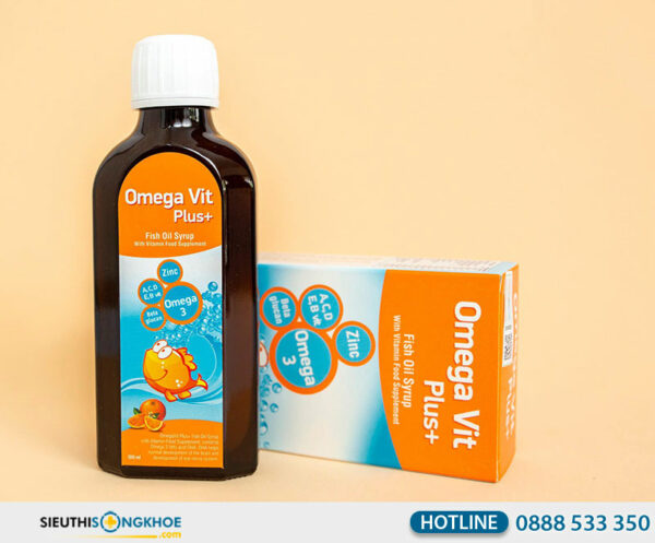 Omega Vit Plus+ {330.000đ} Hỗ Trợ Thúc Đẩy Trí Não Thị Lực Trẻ