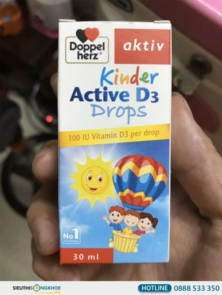 Kinder Active D3 Drops {230.000đ} Hỗ Trợ Tăng Chiều Cao Trẻ