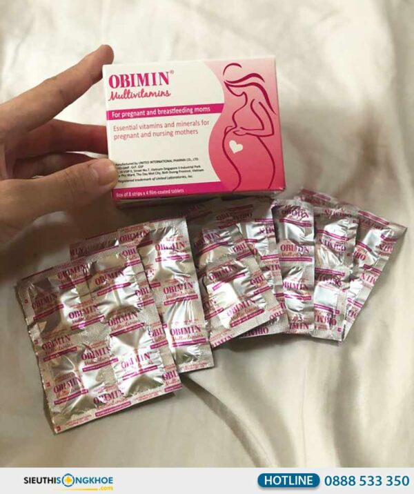 Obimin Multivitamins {77.000đ} Hỗ Trợ Bổ Sung Chất Cho Bà Bầu