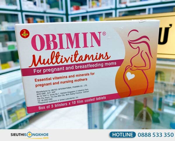 Obimin Multivitamins {77.000đ} Hỗ Trợ Bổ Sung Chất Cho Bà Bầu