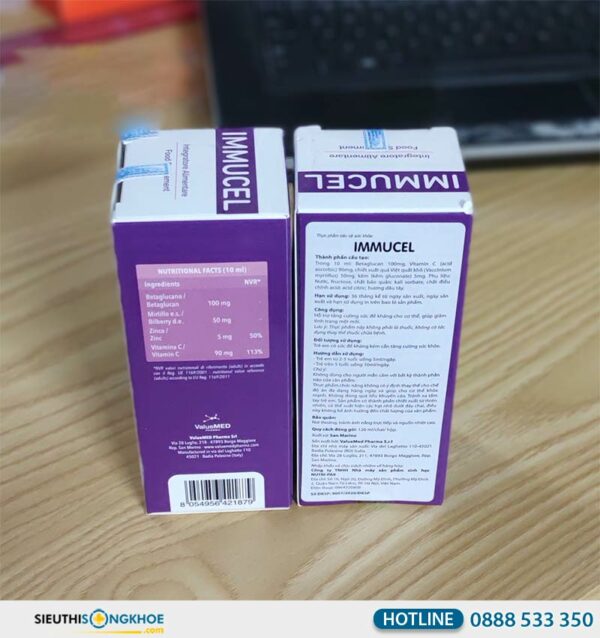 Immucel Syrup {250.000đ} Hỗ Trợ Phục Hồi Đề Kháng Trẻ Nhỏ