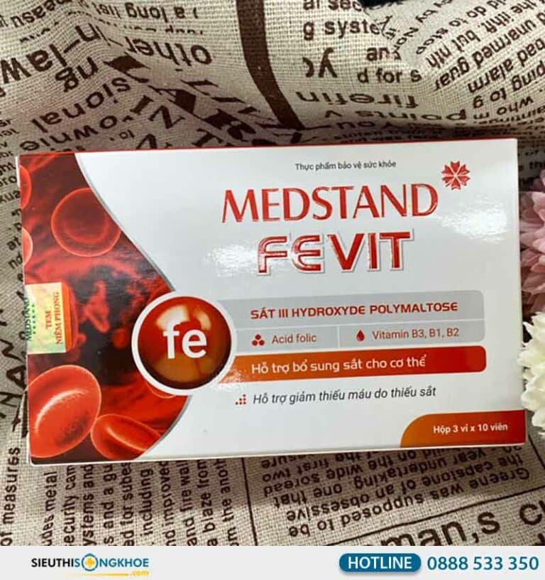 Medstand Fevit {90.000đ} Hỗ Trợ Phòng & Cải Thiện Thiếu Máu