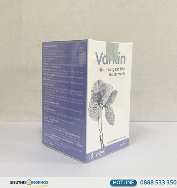 Varilin {590.000đ} Hỗ Trợ Tăng Sức Bền Thành Mạch Máu